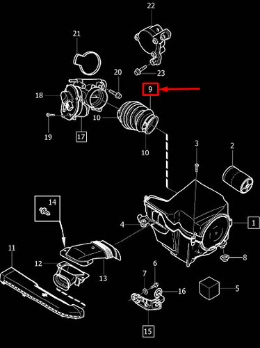 NEW VOLVO C70 II CABRIO MK2 ENGINE AIR INTAKE HOSE 31293630 GENUINE | eBay