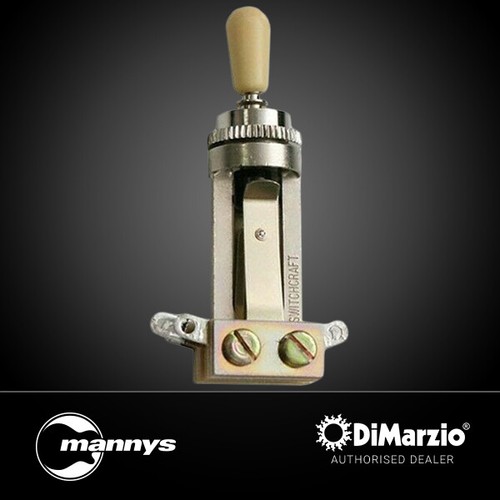 DiMarzio EP1101 Switchcraft 3-Way Toggle Switch - Long (Cream Knob) | eBay