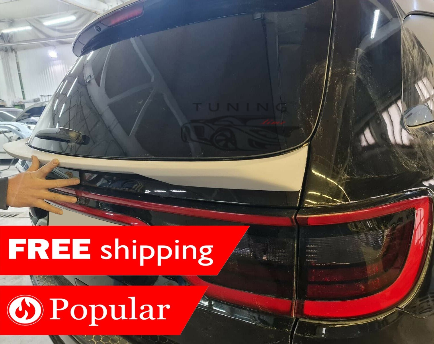 MID SPOILER V.1 for DODGE DURANGO SRT/ HELLCAT 2014-2020 | eBay