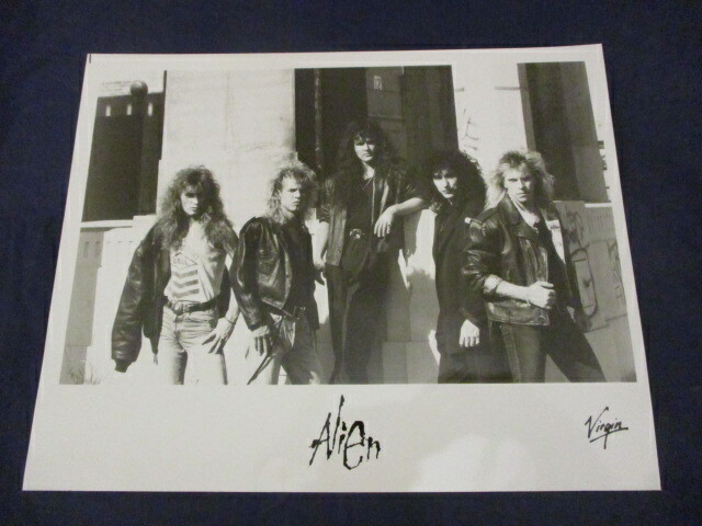 Vintage Glossy Music Promo Press Photo Alien Rock Band Virgin Records ...