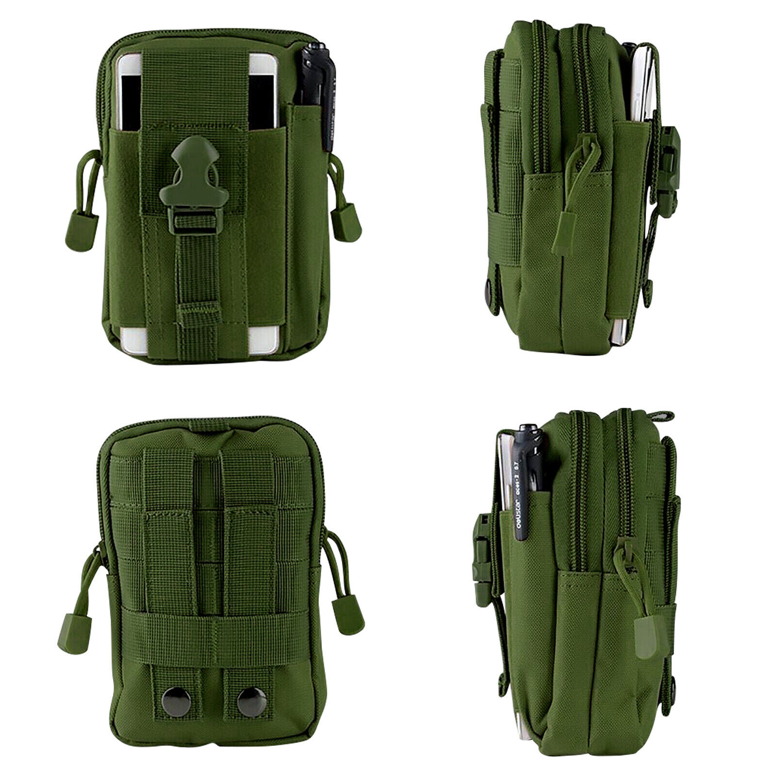 Tactical Waist Belt Bag Camping Military Molle Small Pouch Wallet Bum ...