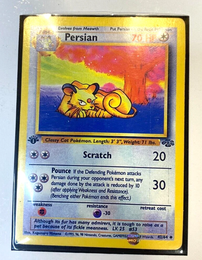Persian Pokemon Card