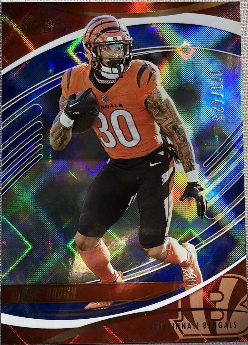 2025 Panini Absolute - Chase Brown #98 Blue Diamonds /425 for sale ...