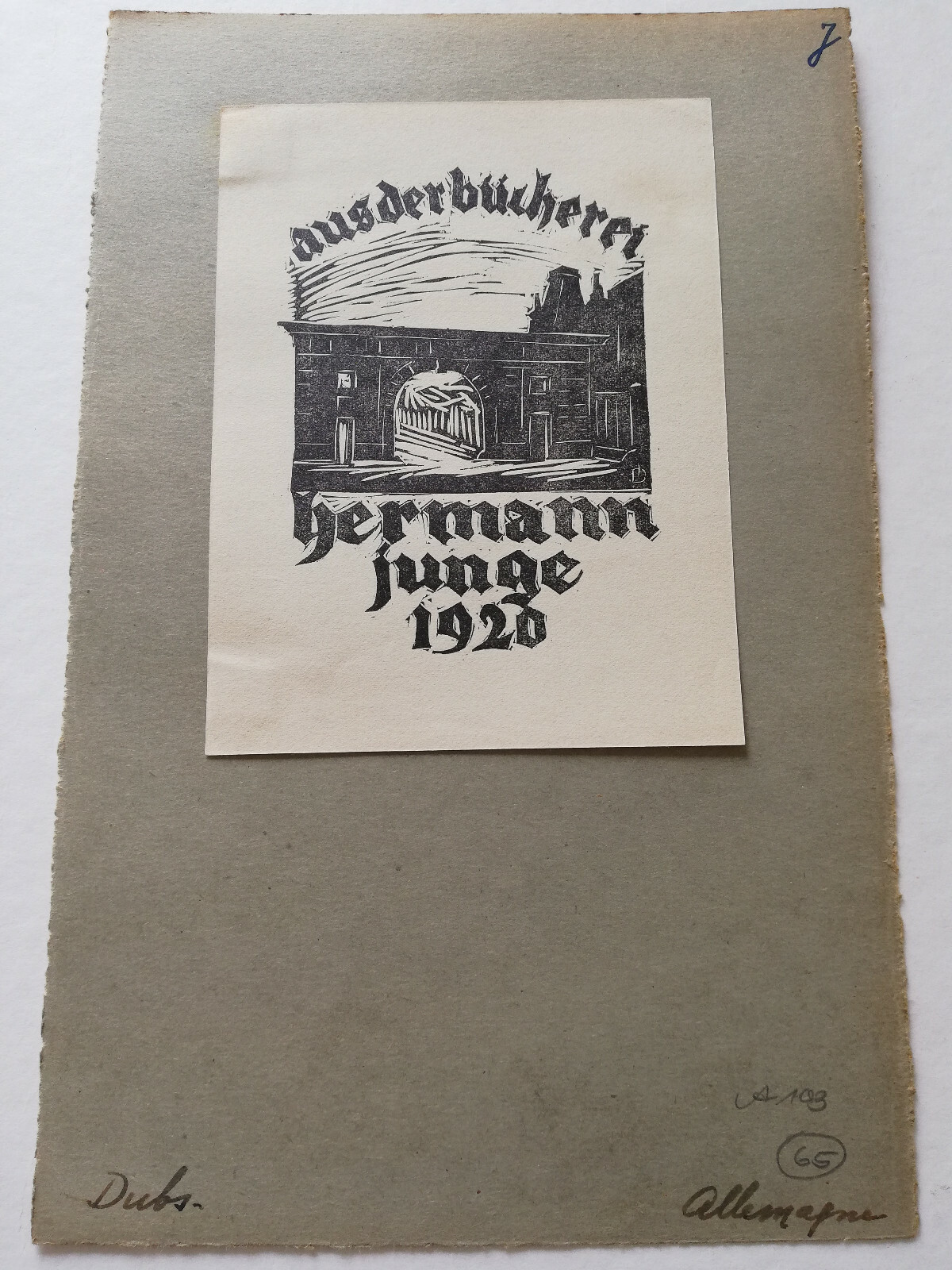 Exlibris Hermann Junge 1930 (200) | eBay.de