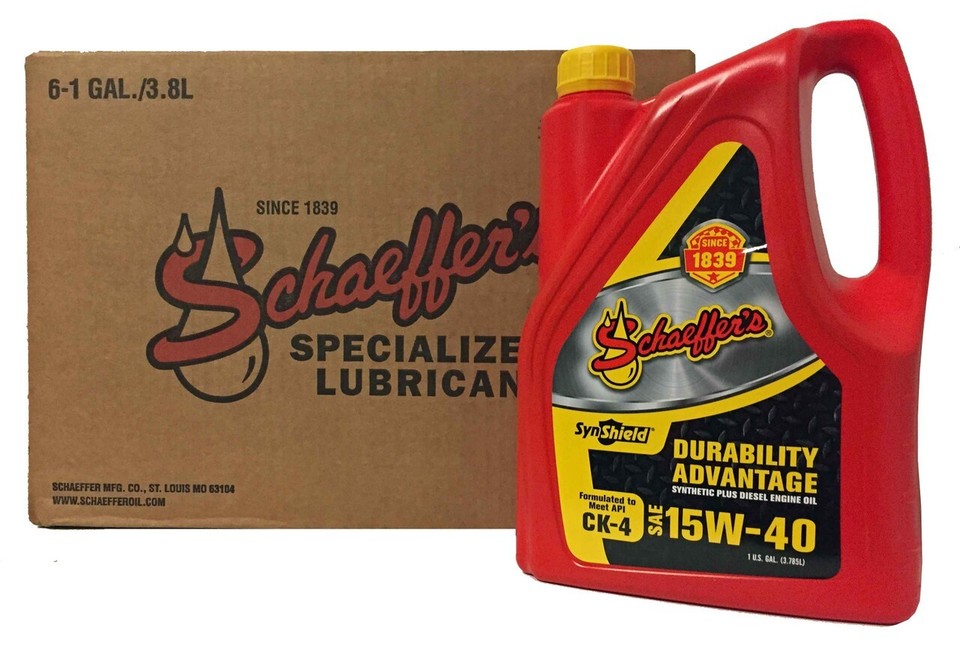 Schaeffers 15W-40 Synthetic Diesel Engine Oil #700 CK-4 | Heavy-Duty ...