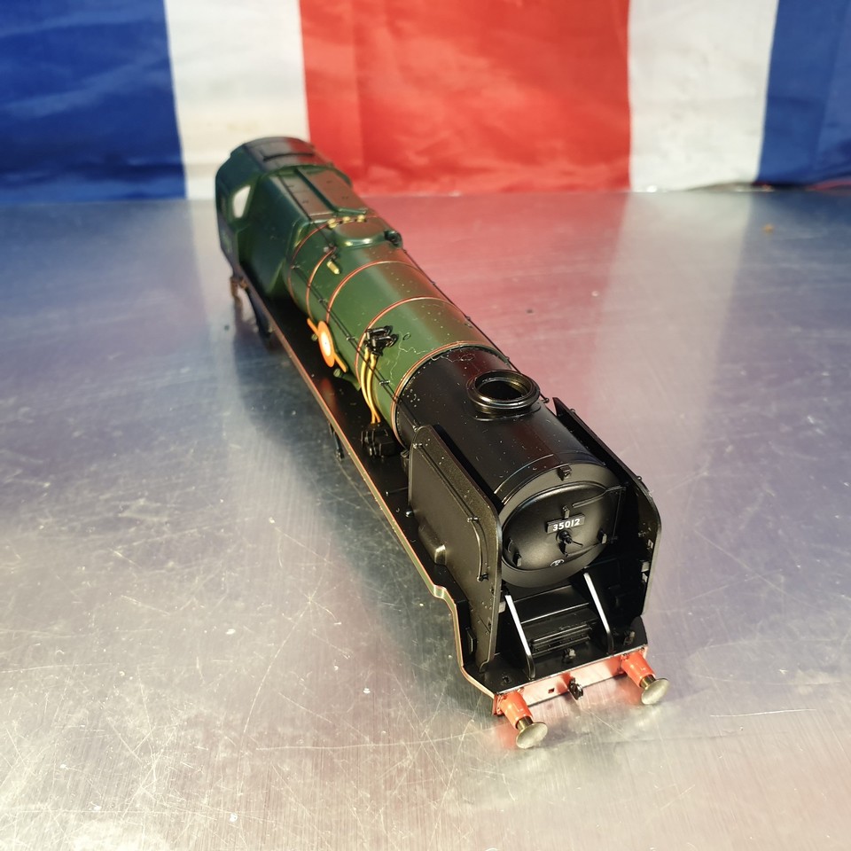 Hornby OO Merchant Navy Class United States Line Loco Body Shell Only ...