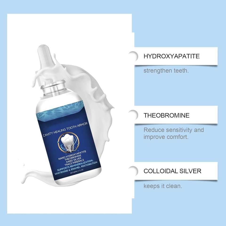 Dentite Cavity Healing Tooth Armor 2PCS – Liquid Tooth & Gum Protection ...