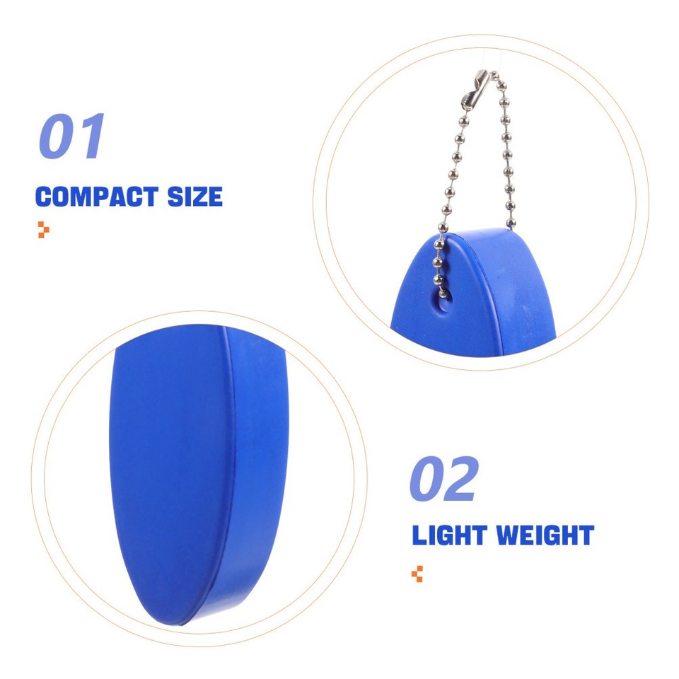 10 Pcs Buoy Key Chain Floating Boat Ring Tube Accessories Beads for ...