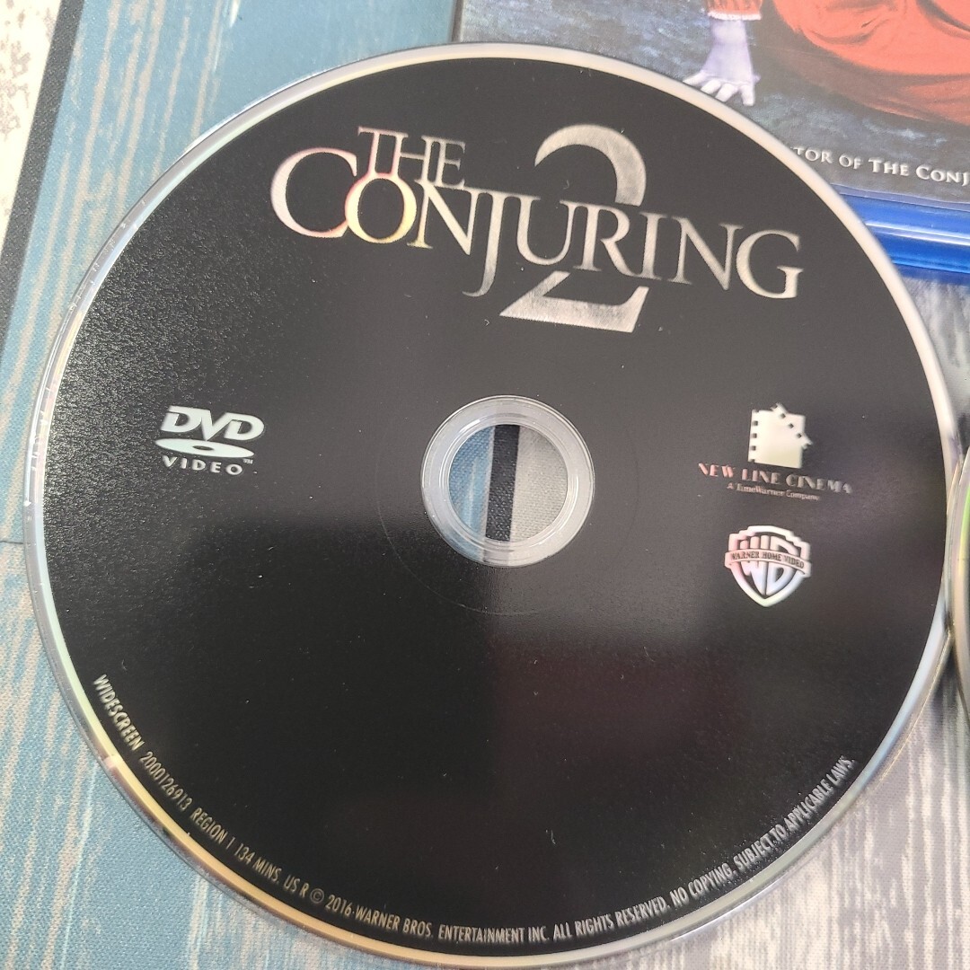 The Conjuring 2 Blu-ray 2016 Horror James Wan Terror Occult Supernatural 2 Discs | eBay