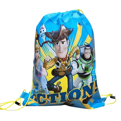 Toy Story Drawstring Bag Pull String P.E. Gym School Swimming Sport Bag ...