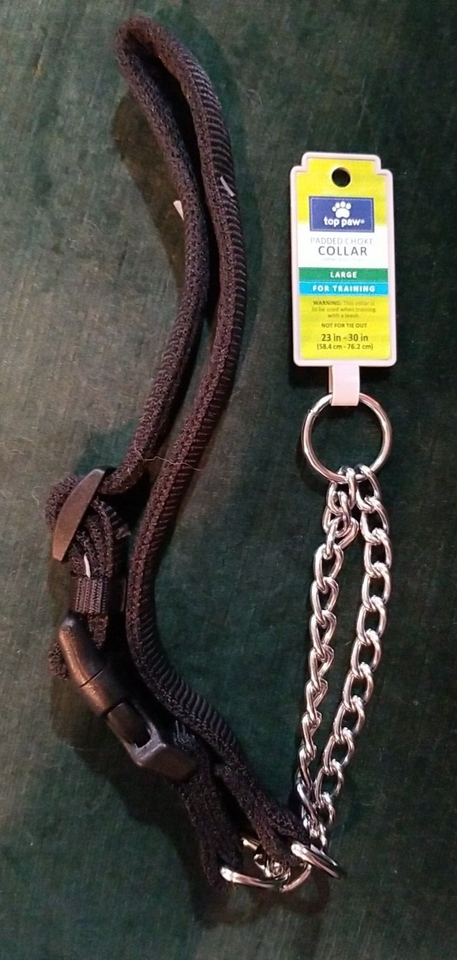 Top Paw Adjustable Padded Choke Collar for Training | eBay