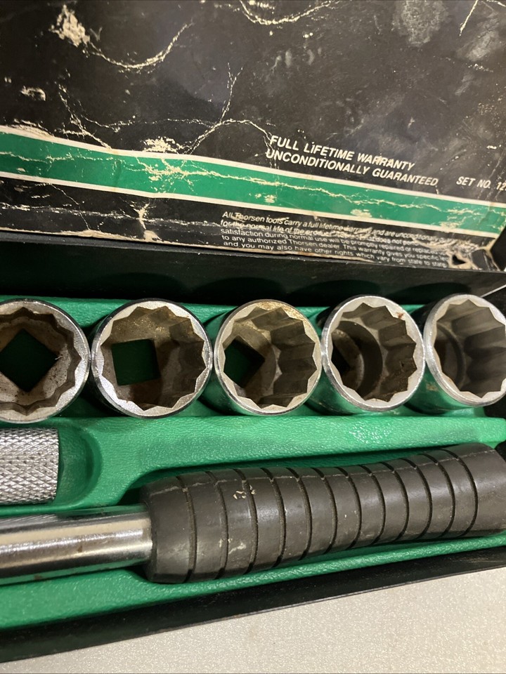 TTC THORSEN TOOL CO. USA NO.1215 SAE 1/2" DRIVE 12 POINT SOCKET WRENCH ...