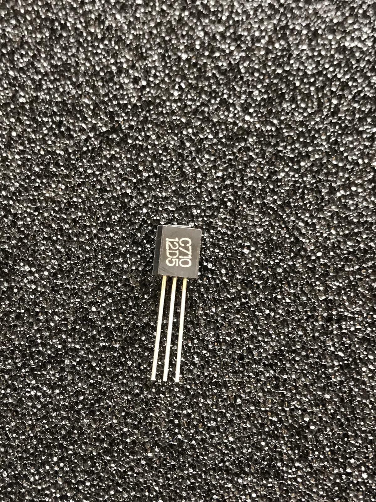 2 Stk/pcs 2SC710 Silicon NPN Epitaxial Transistor 25V 30ma 200mW TO92 ...