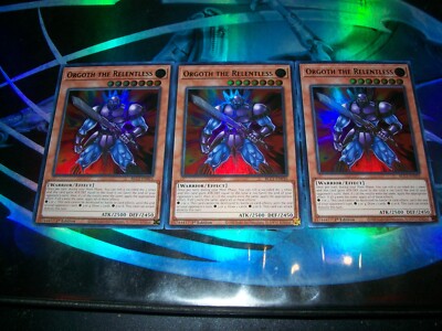3x Orgoth the Relentless 1st Edition Ultra Rare BLC1-EN016 Yu-Gi-Oh! | eBay