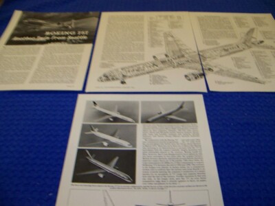 BOEING 757-200 "ANOTHER TWIN FROM SEATTLE"..2-PAGE CUTAWAY/LEGEND ...