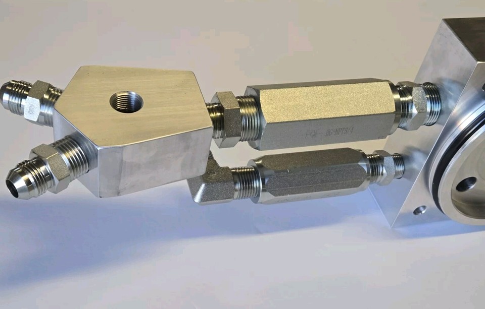 LOWRIDER HYDRAULICS BLOCK FAT SIDE PORT 3/4 PISTON HI FLOW SIDE RETURN ...