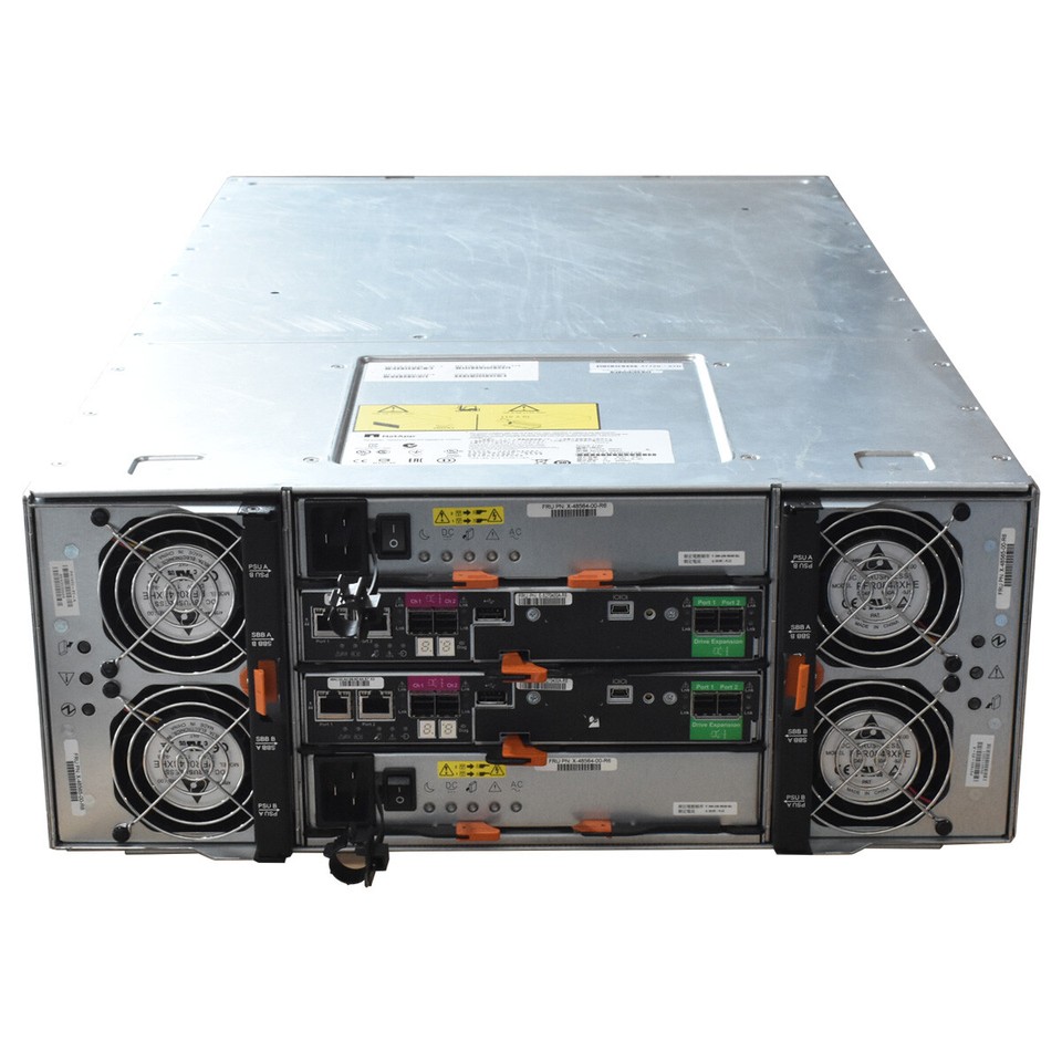 NetApp DE6600 Disk Shelf 60x LFF 3,5 PL2-25369-22A 1750W PSU 4U 2x ...