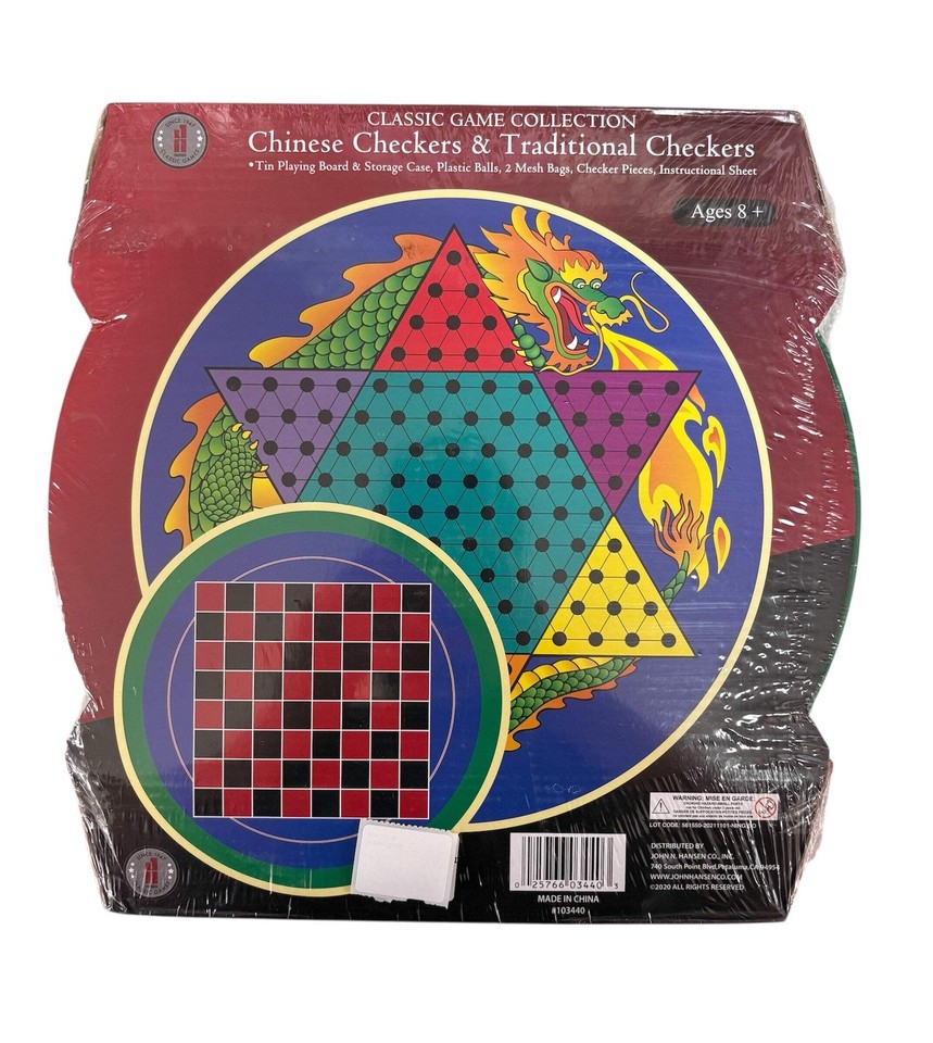 Hansen Classic Games Chinese Checkers & Traditional Checkers 103440 | eBay