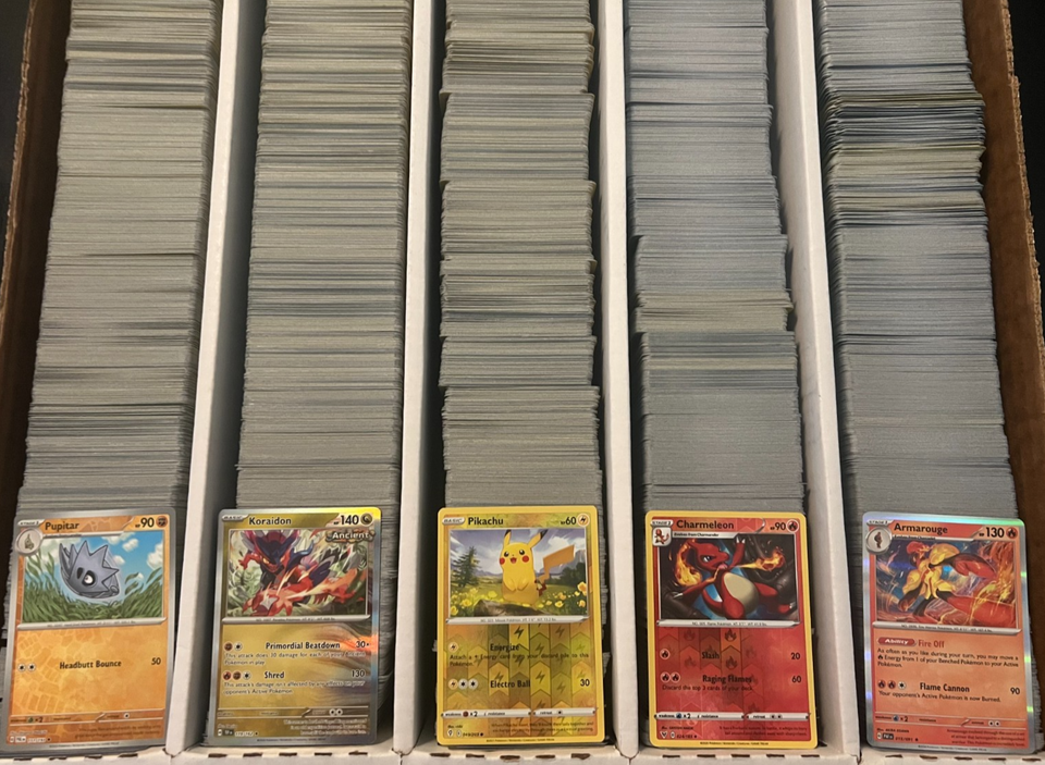 Pokemon Card Lot 100 OFFICIAL TCG Cards + Free VMAX GX EX VSTAR OR V ...