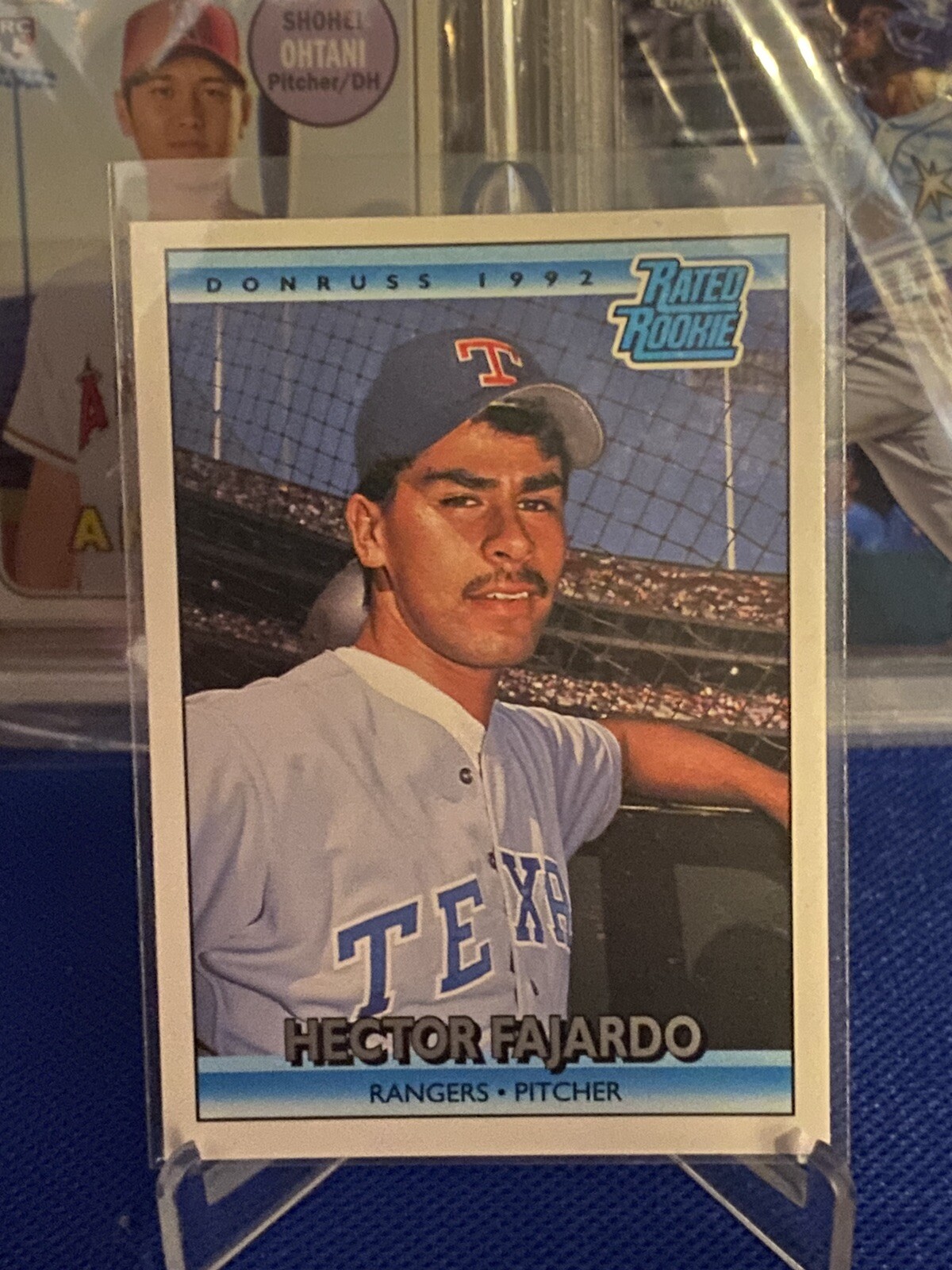 HECTOR FAJARDO 1992 Donruss RATED ROOKIE MLB Baseball Card #419 Texas ...