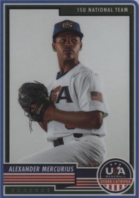 2023 Panini USA Baseball Stars & Stripes - Alexander Mercurius #33 (RC ...
