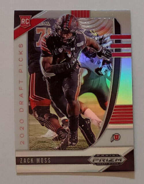 Zack Moss (Utah Utes) 2020 Panini Prizm Draft Picks ROOKIE card PRIZMS ...