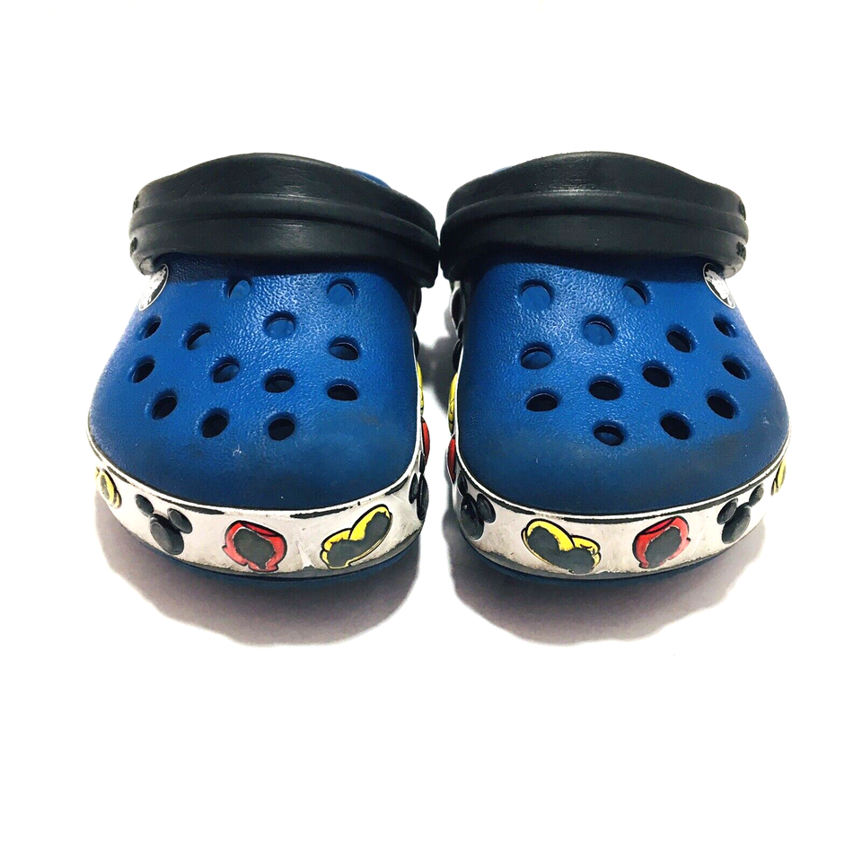 Crocs Shoes Kids C 5 Toddler Disney Mickey Mouse Clogs Comfort Blue | eBay