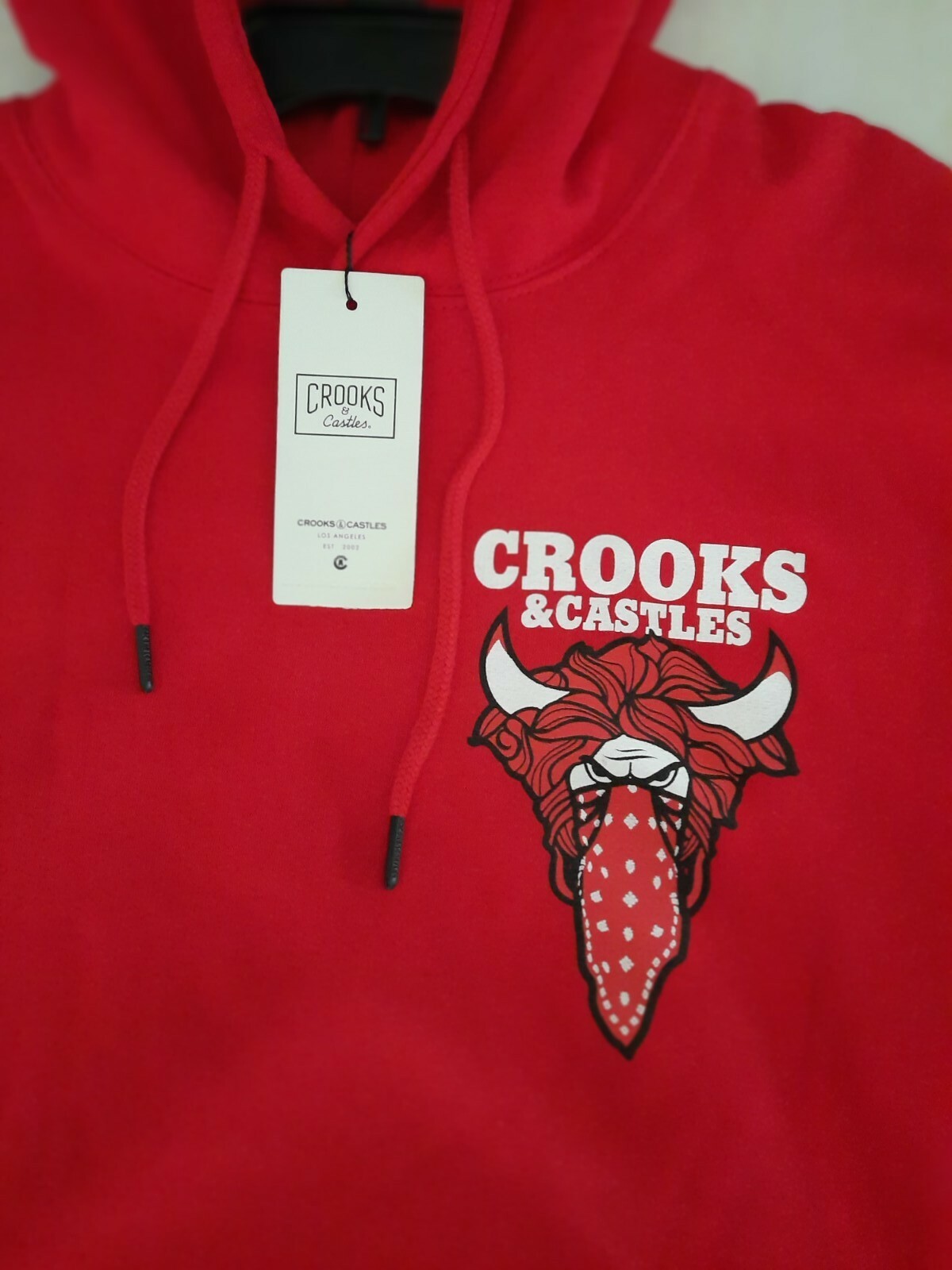 Chicago Bulls Crooks & Castles Bandito Bull Red Hoodie Sweatshirt ...
