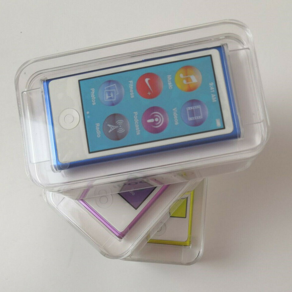 " New "Apple iPod Nano 7th 8th Generation(16GB) Sealed Retail Box-All ...