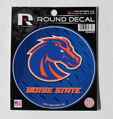 Boise State University Bronco Round Decal Car Window Sticker 4.5 ...