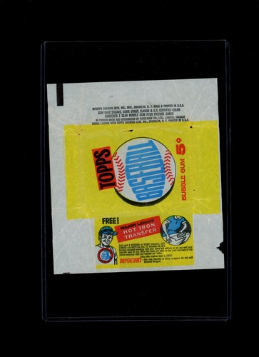 1960 TOPPS BASEBALL EMPTY 5 CENT WAX PACK WRAPPER *336860 | eBay