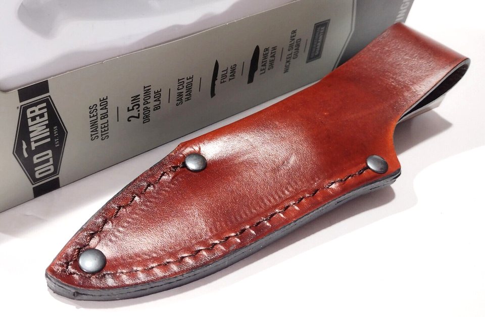 Schrade Old Timer Lil Sharp Finger Drop Point Blade Delrin Handles ...