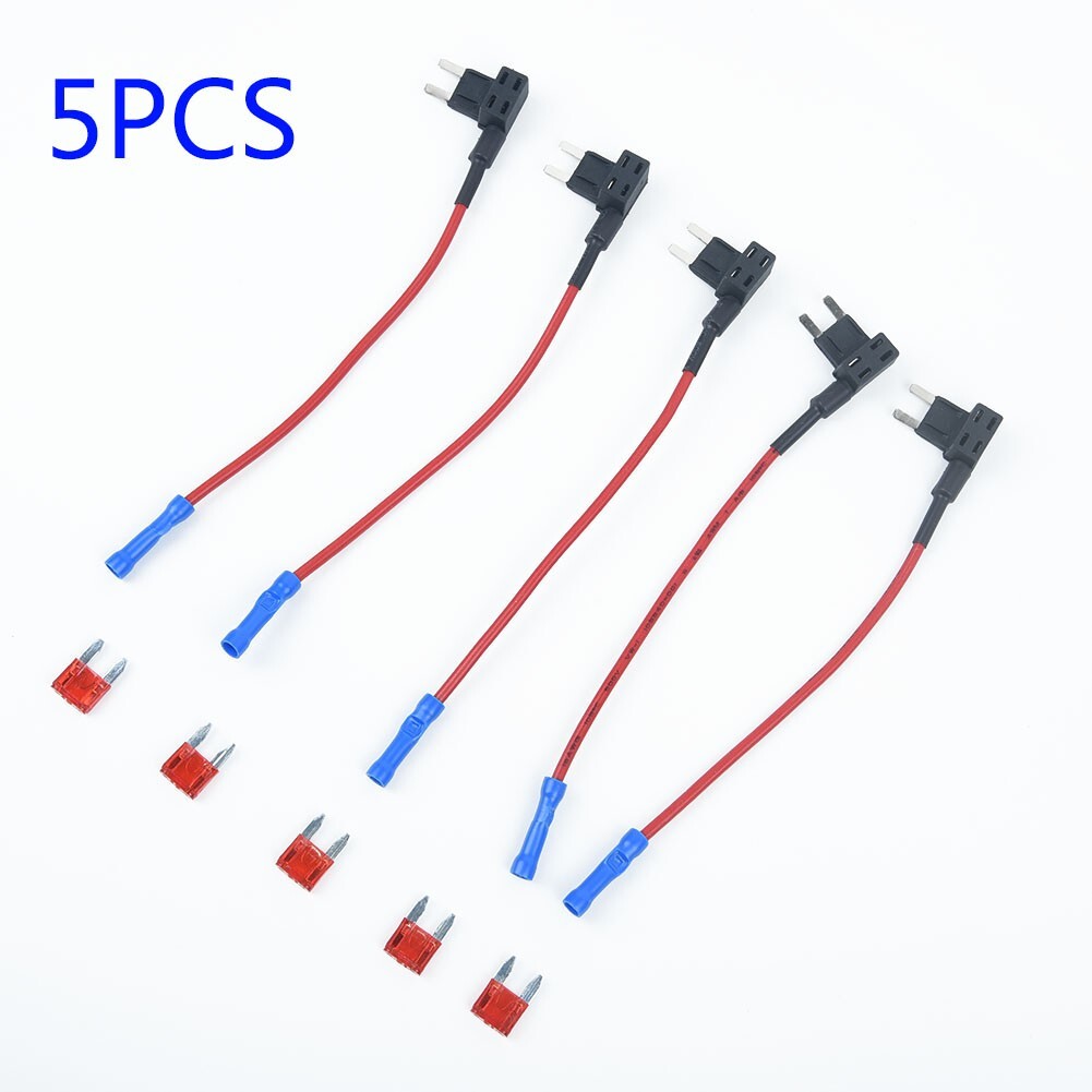 Slpice Fuse holder Adapter Accessory 12V Soldering Replacement Durable ...