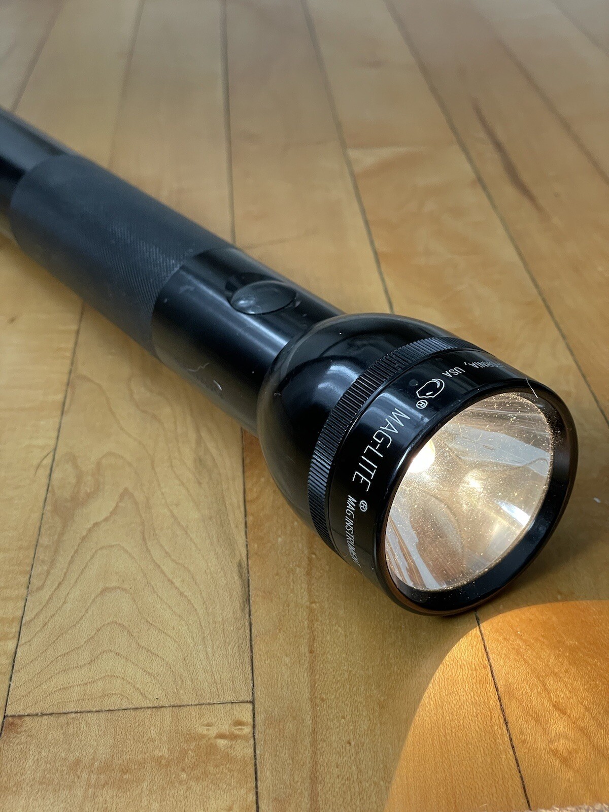 Vintage MAG-LITE MAGLITE FLASH LIGHT 12 1/2 INCH 3D CELL Black Tested ...