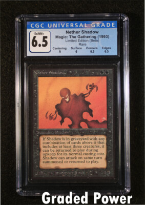 MTG Beta Nether Shadow CGC 6.5 Magic the Gathering | eBay