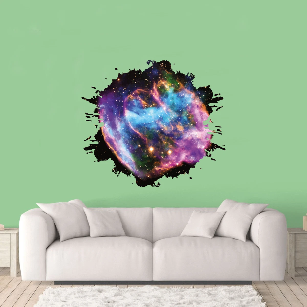 Nebula Theme Master Bedroom Bath