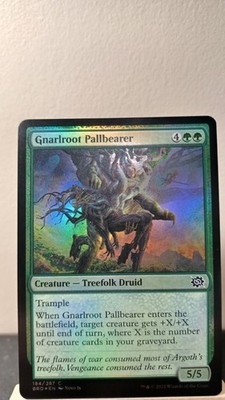 Gnarlroot Pallbearer Foil Common [NM] - MTG BRO | eBay