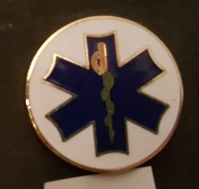 Star of Life Collar Brass Lapel Pin Gold | eBay