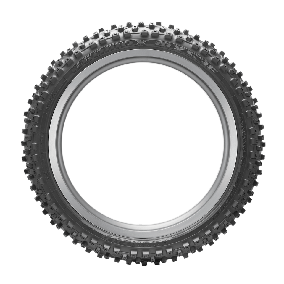 DUNLOP Tire Geomax MX53 Front - 80/100-21 - 51M + Rear - 100/100-18 ...
