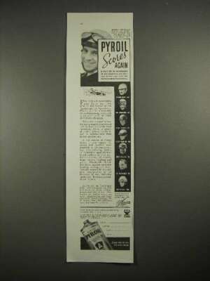 1935 Pyroil Oil Ad w/ Kelly Petillo - Scores Again! | eBay