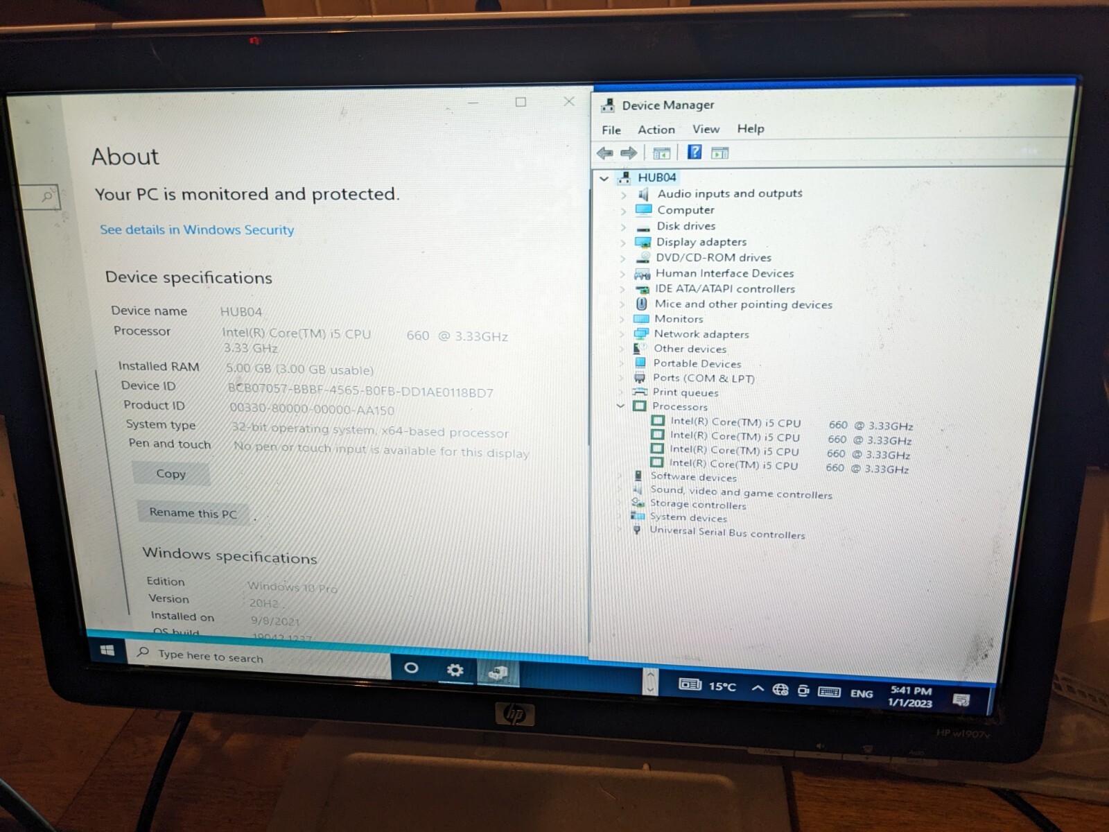 PC Specialist I5 Windows 10 Hand-built Desktop Computer Base Unit ...