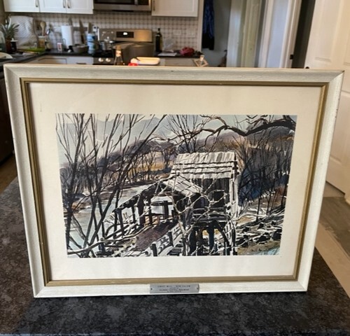 Griss Mill-New Salem Artist-Phil Austin Presented for Illinois Central ...