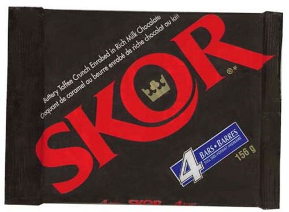Hershey's Canada Skor Candy Chocolate bar x 4 156g total | eBay