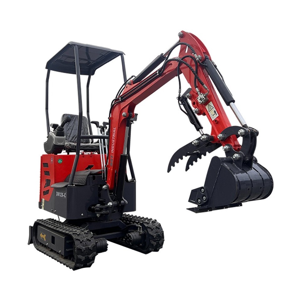 AGT DM12X-C Mini Excavator 13.5HP 1Ton Digger Tracked Crawler B&S Gas ...