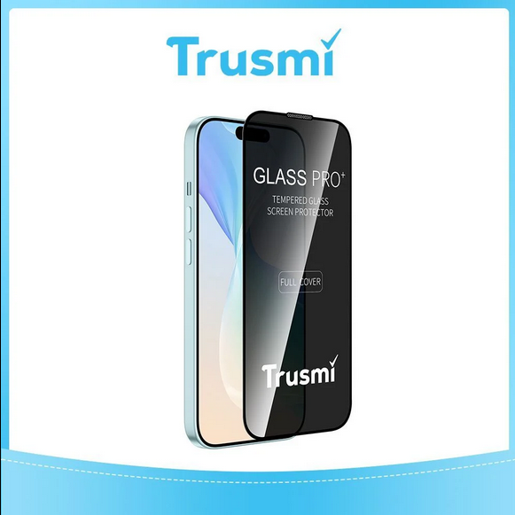 TRUSMI 3D Privacy Tempered Glass Screen Protector for iPhone 17 Pro Max ...