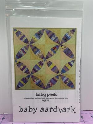 AARDVARK QUILTS - Quilt Pattern - BABY AARDVARK - BABY PEELS - 40" x 40 ...