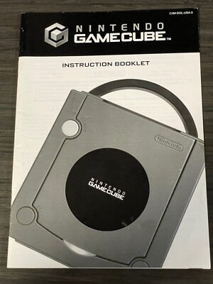 Nintendo Gamecube game system console instruction booklet manual only ...