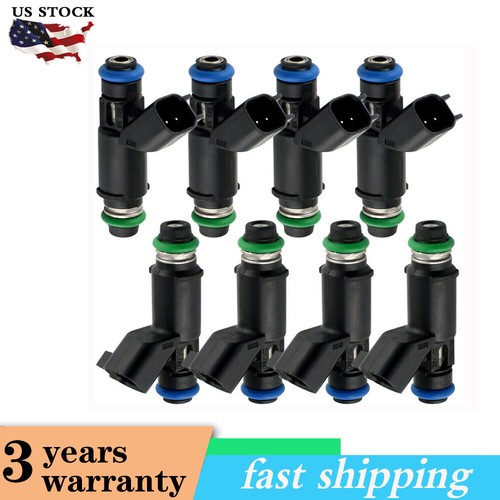 Set of 8 Fuel Injectors For Silverado 1500 Express Tahoe GMC Yukon 5.3L ...