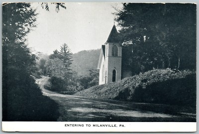MILANVILLE PA VINTAGE POSTCARD | eBay