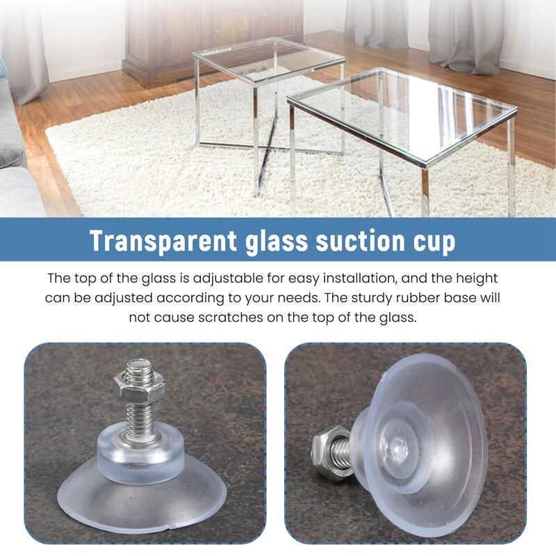 10 Pcs Rubber Strong Suction Cup Replacements for Glass Table Tops with ...